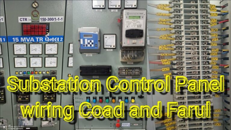 Substation Control Panel Wiring - A3 Engineering
