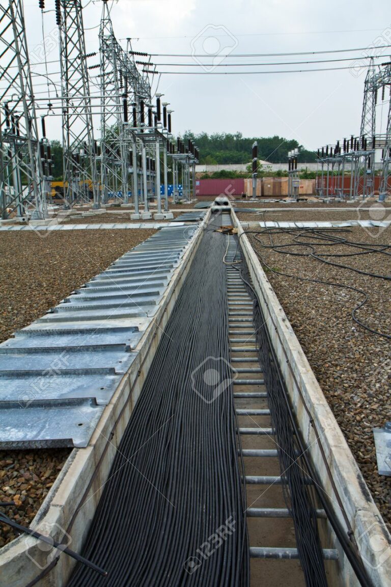 Substation Cable Trench Details - A3 Engineering | Electrical ...